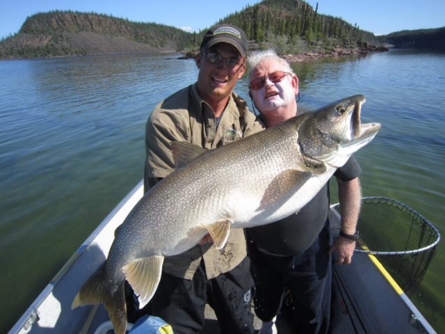 35 Pound Lake Trout - Frontier Lodge